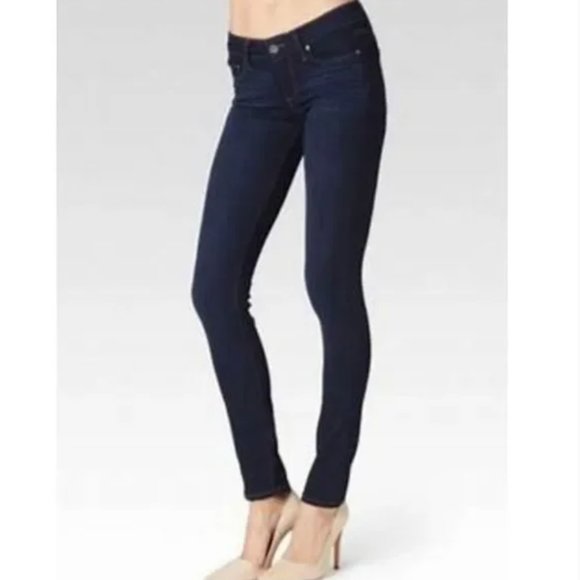 PAIGE | Jeans | Paige Peg Skinny Dark Wash Midrise Jeans 32 | Poshmark